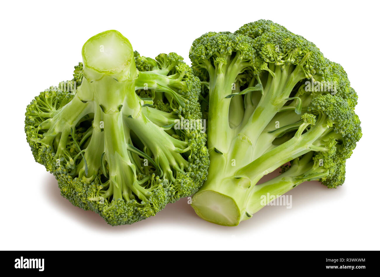 broccoli path isolated Stock Photo - Alamy