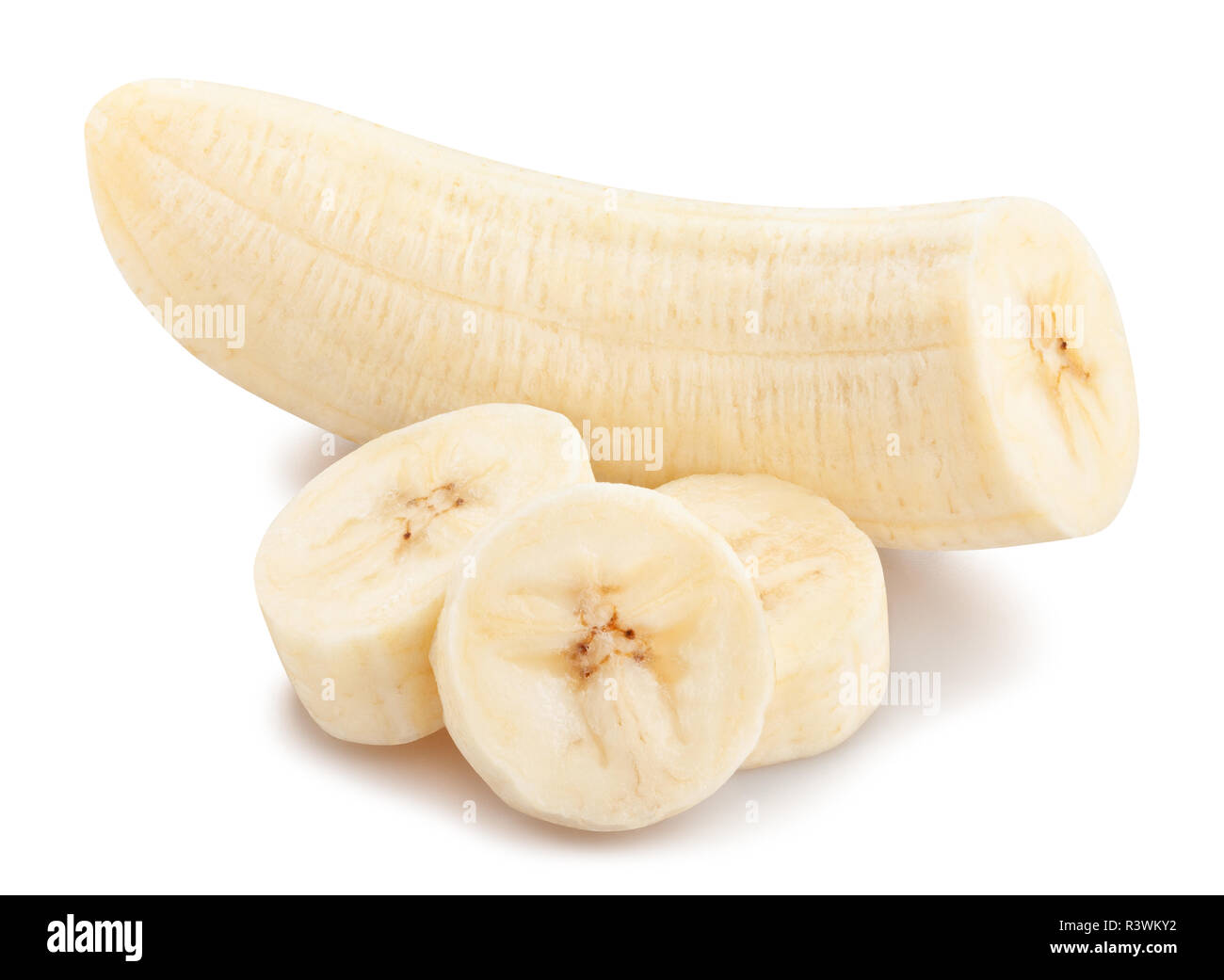 Half banana Cut Out Stock Images & Pictures - Alamy