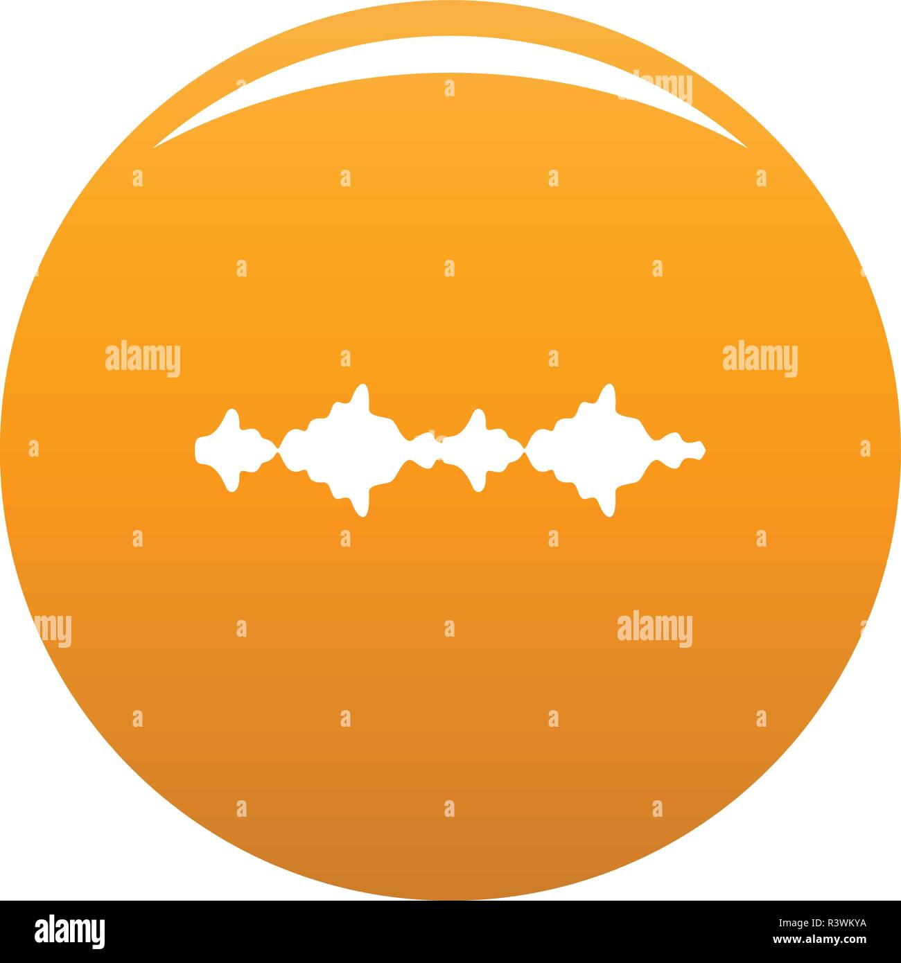 Equalizer sound radio icon. Simple illustration of equalizer sound ...