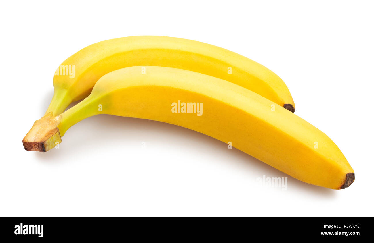 banana path isolated Stock Photo - Alamy