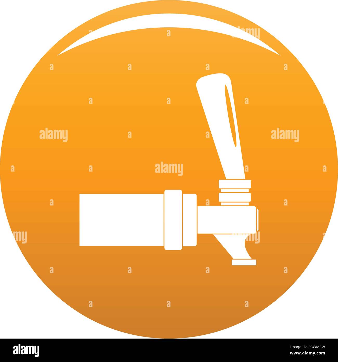Faucet icon. Simple illustration of faucet vector icon for any design ...