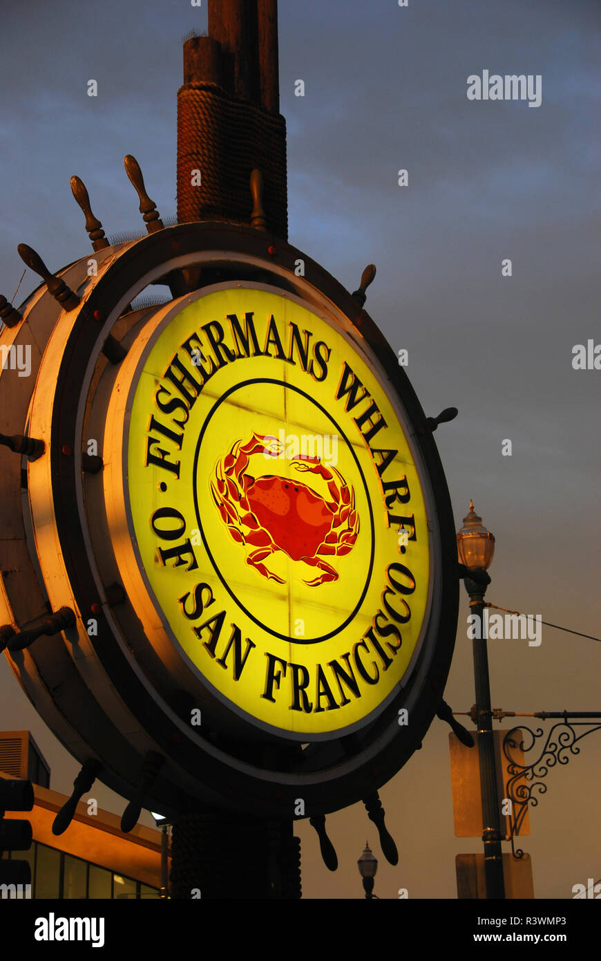 Fisherman's Wharf Sign, Marina District, San Francisco, California ...