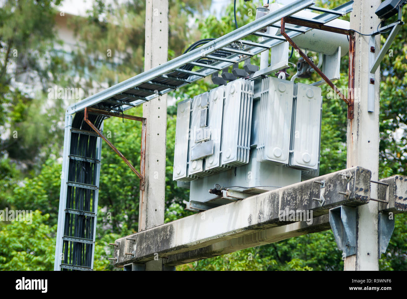 electrical transformer in data room Stock Photo - Alamy