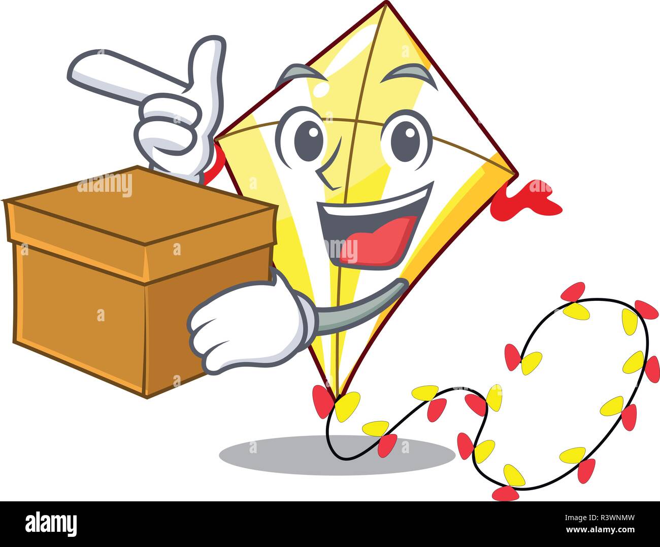 Cardboard box on the table Stock Vector Images - Alamy