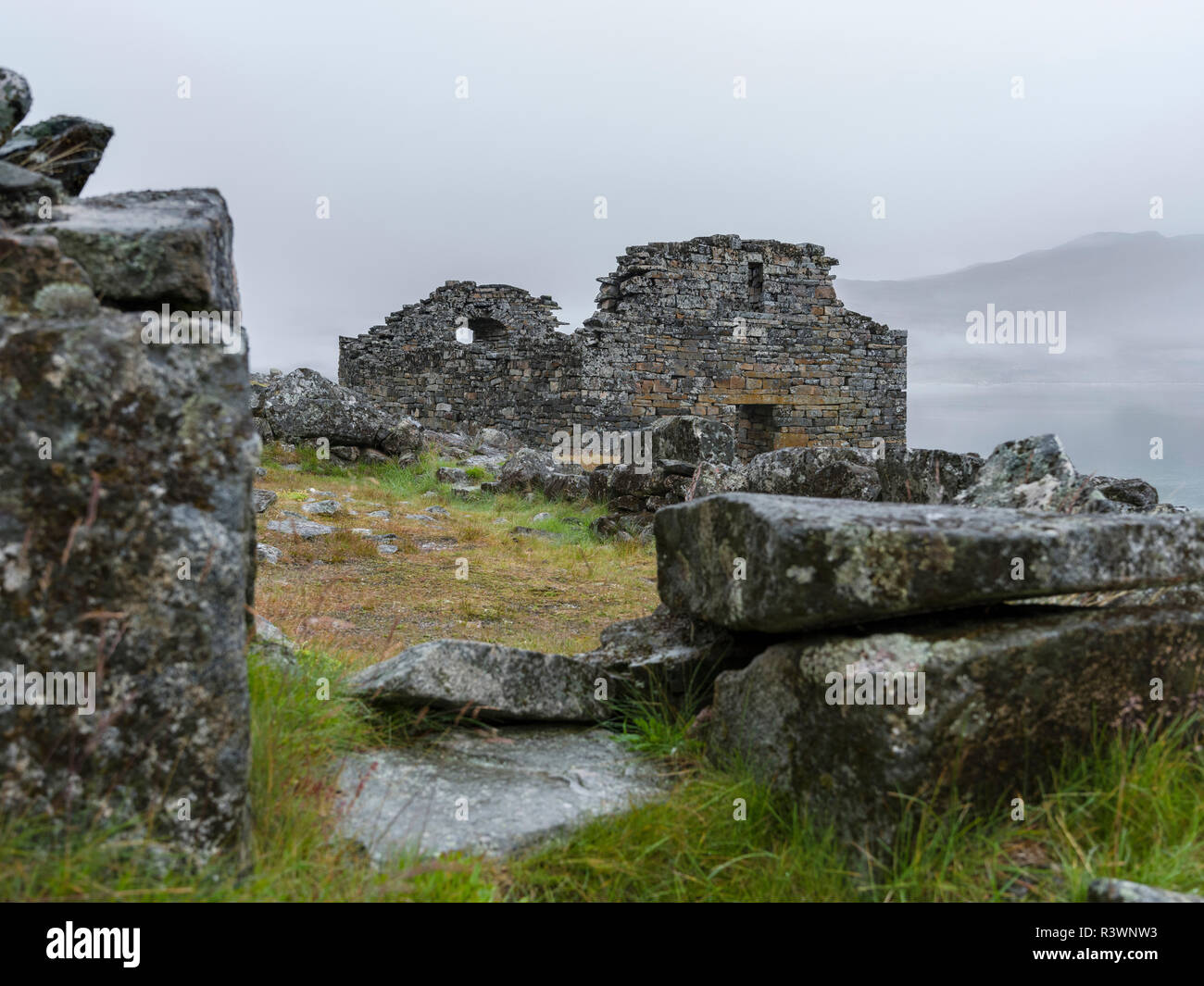 Viking ruins, greenland hi-res stock photography and images - Alamy