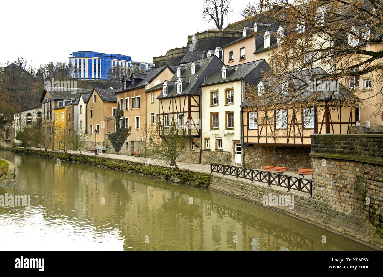 Alzette river in luxembourg hi-res stock photography and images - Alamy