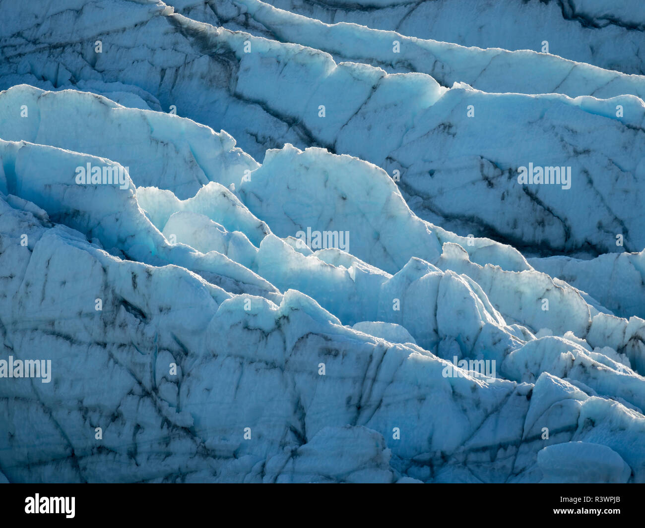 The Russell Glacier. Landscape close to the Greenland Ice Sheet near ...