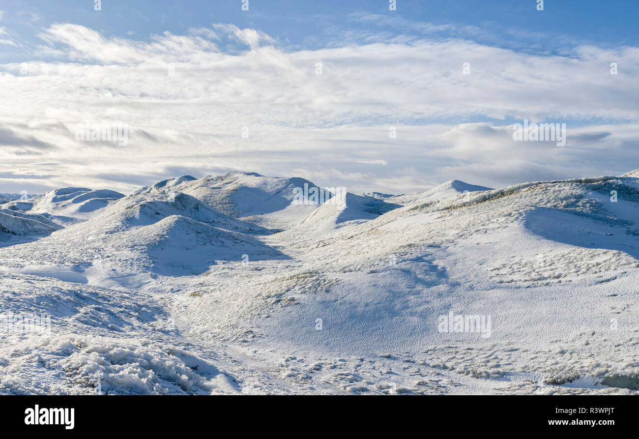 Landscape on the Greenland Ice Sheet near Kangerlussuaq, Greenland ...