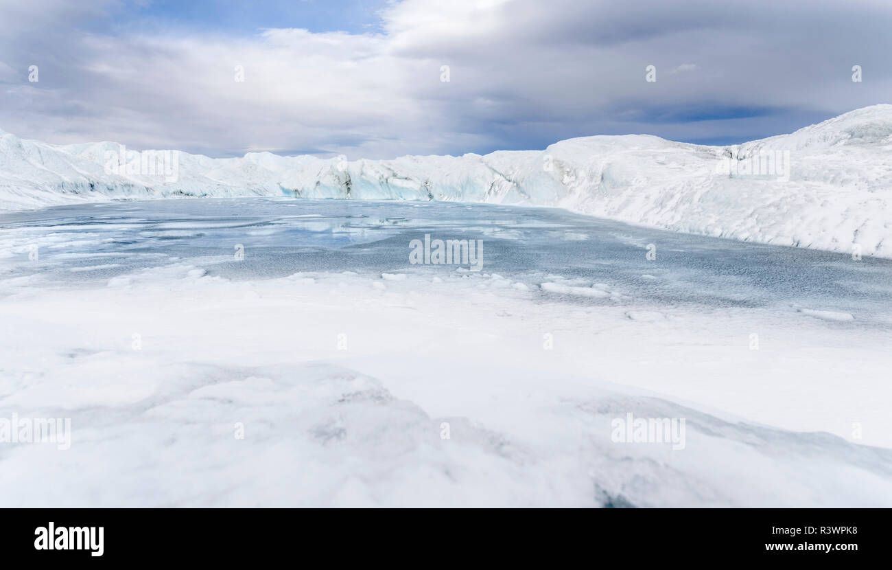 Landscape on the Greenland Ice Sheet near Kangerlussuaq, Greenland ...