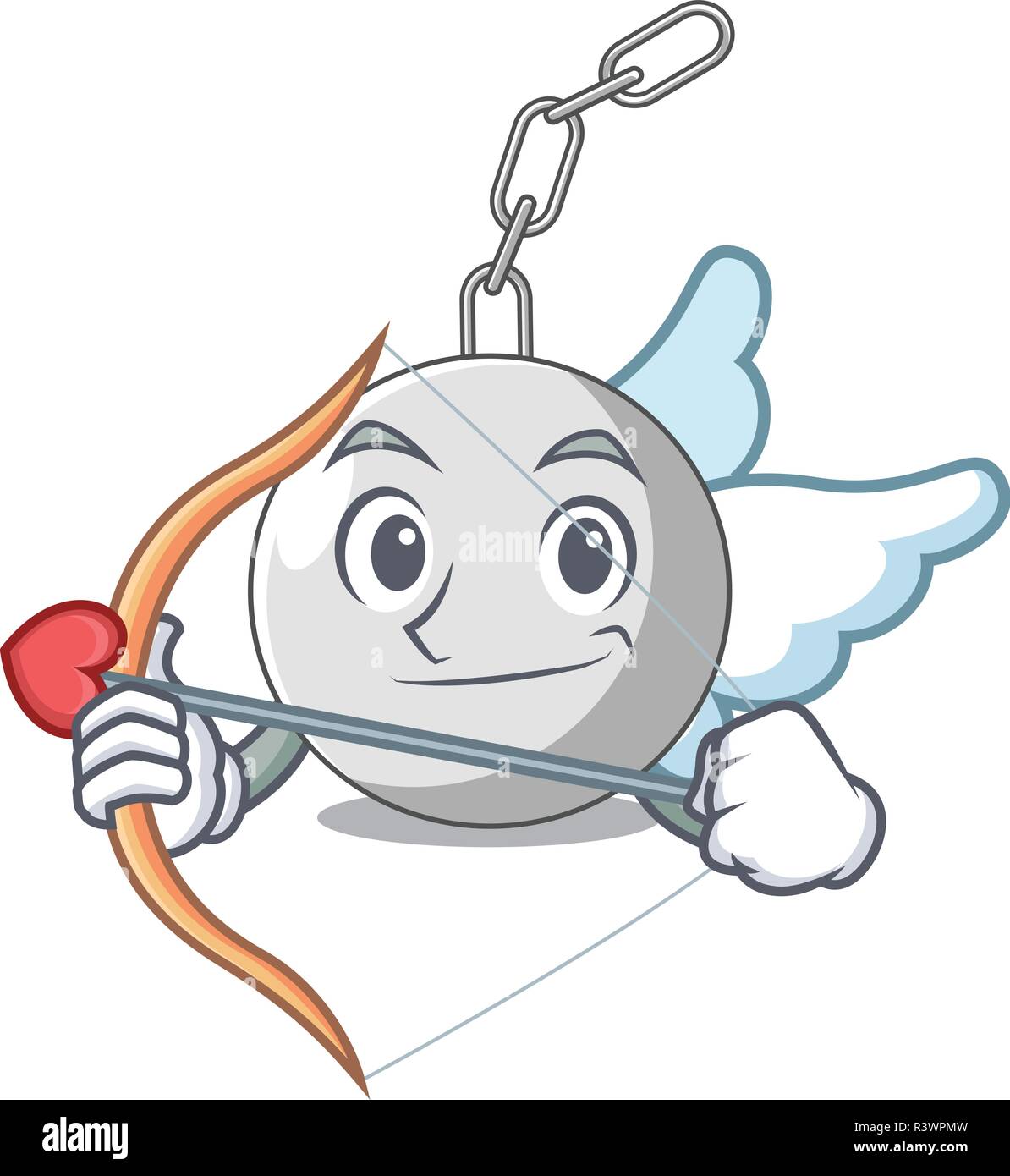 Angel on sphere Stock Vector Images - Alamy