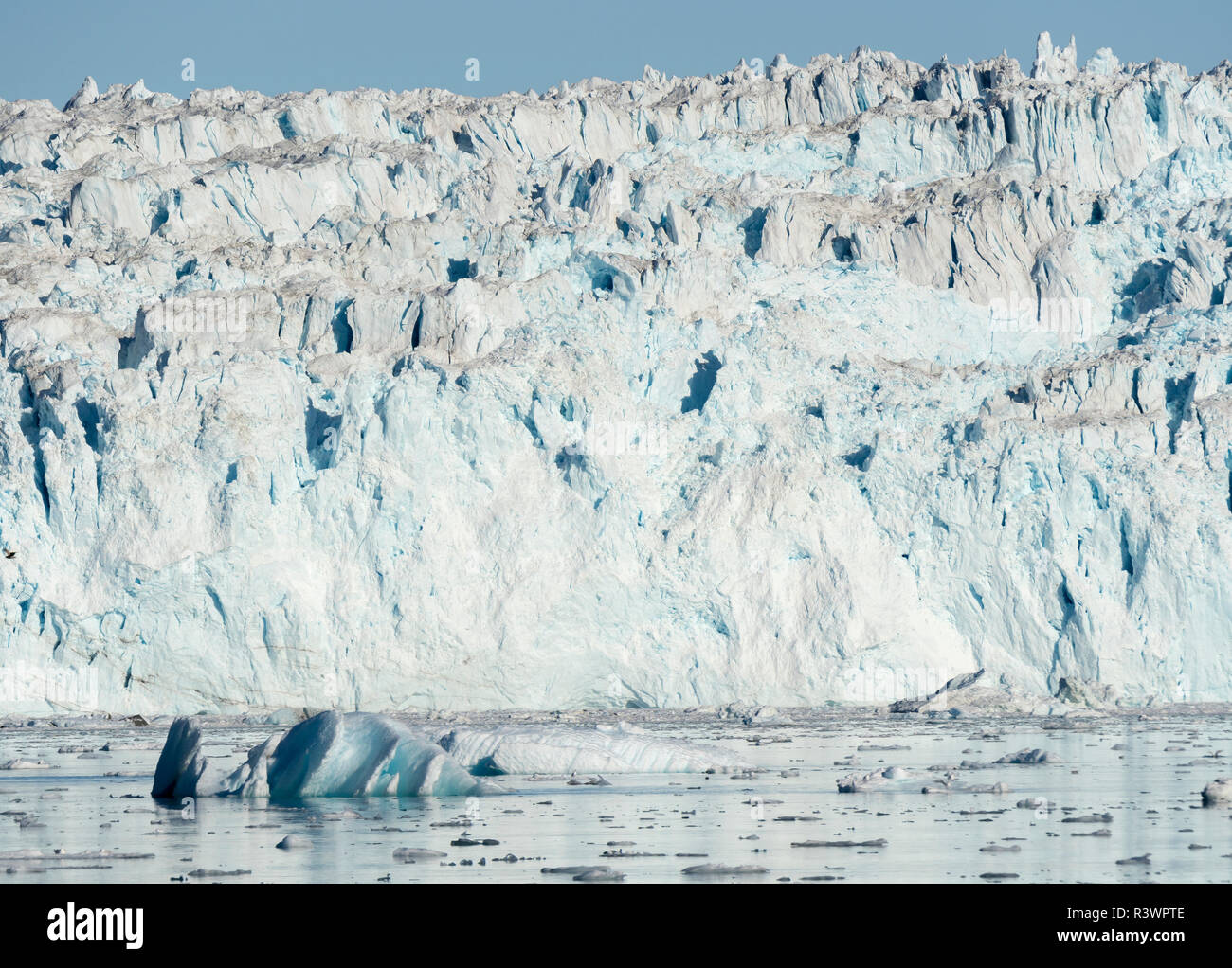 Glacier Eqip (Eqip Sermia) in western Greenland, Denmark Stock Photo ...