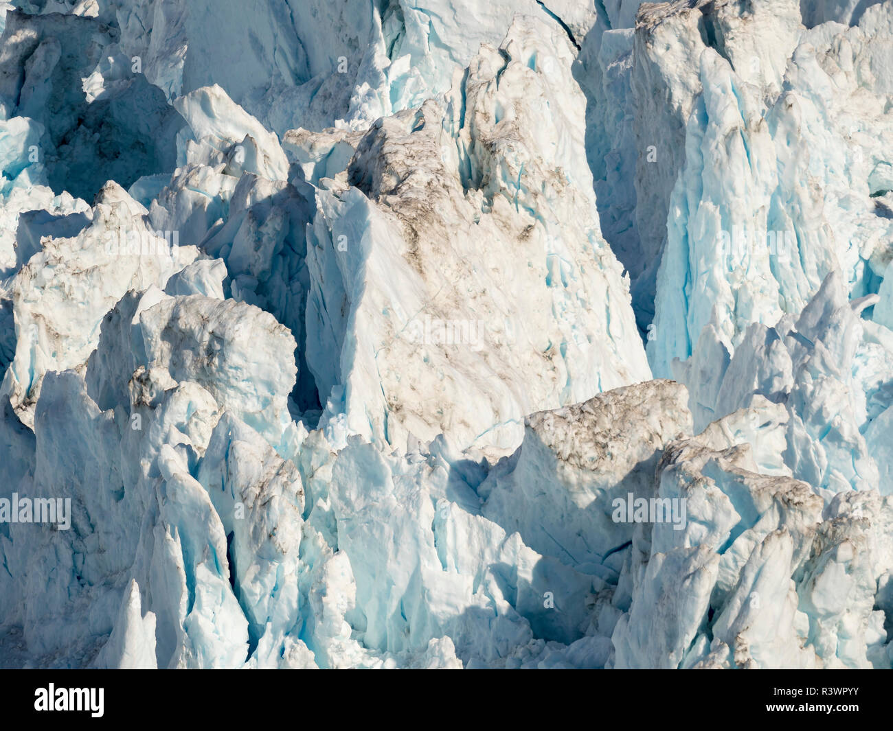 Glacier Eqip (Eqip Sermia) in western Greenland, Denmark Stock Photo ...