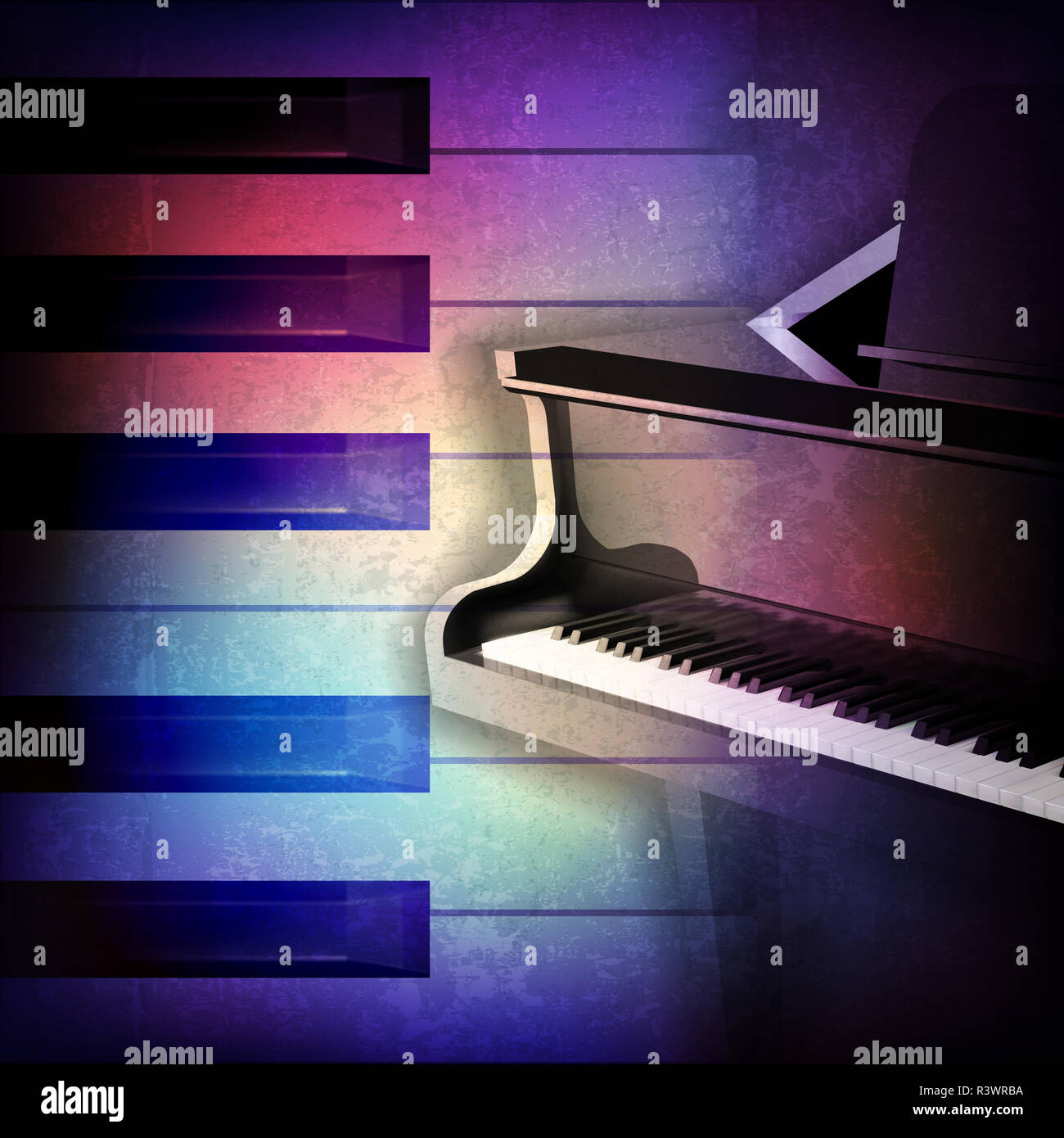 abstract grunge background with piano Stock Photo - Alamy