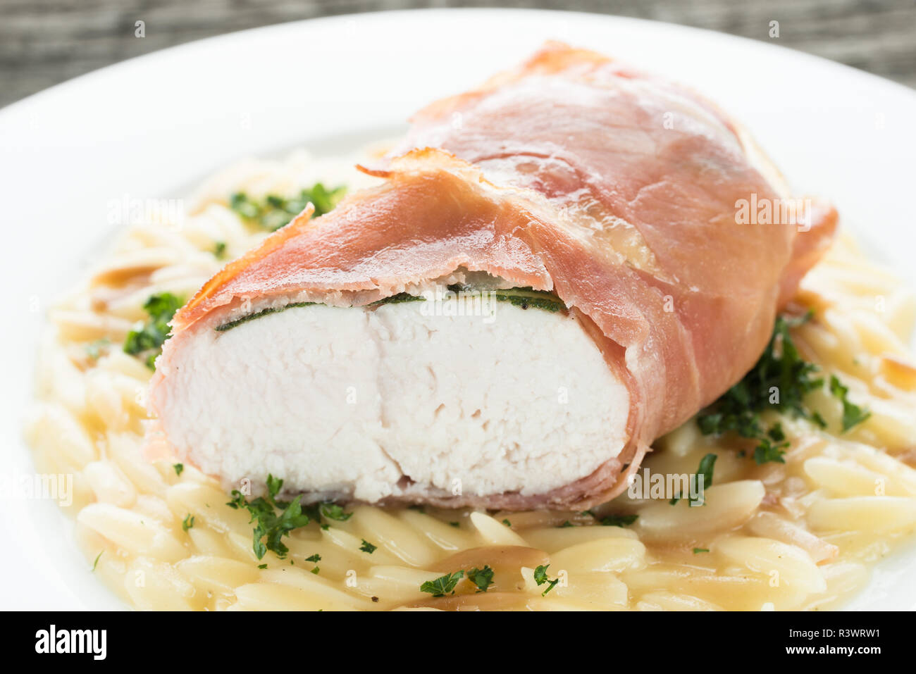 turkey with ham Stock Photo - Alamy