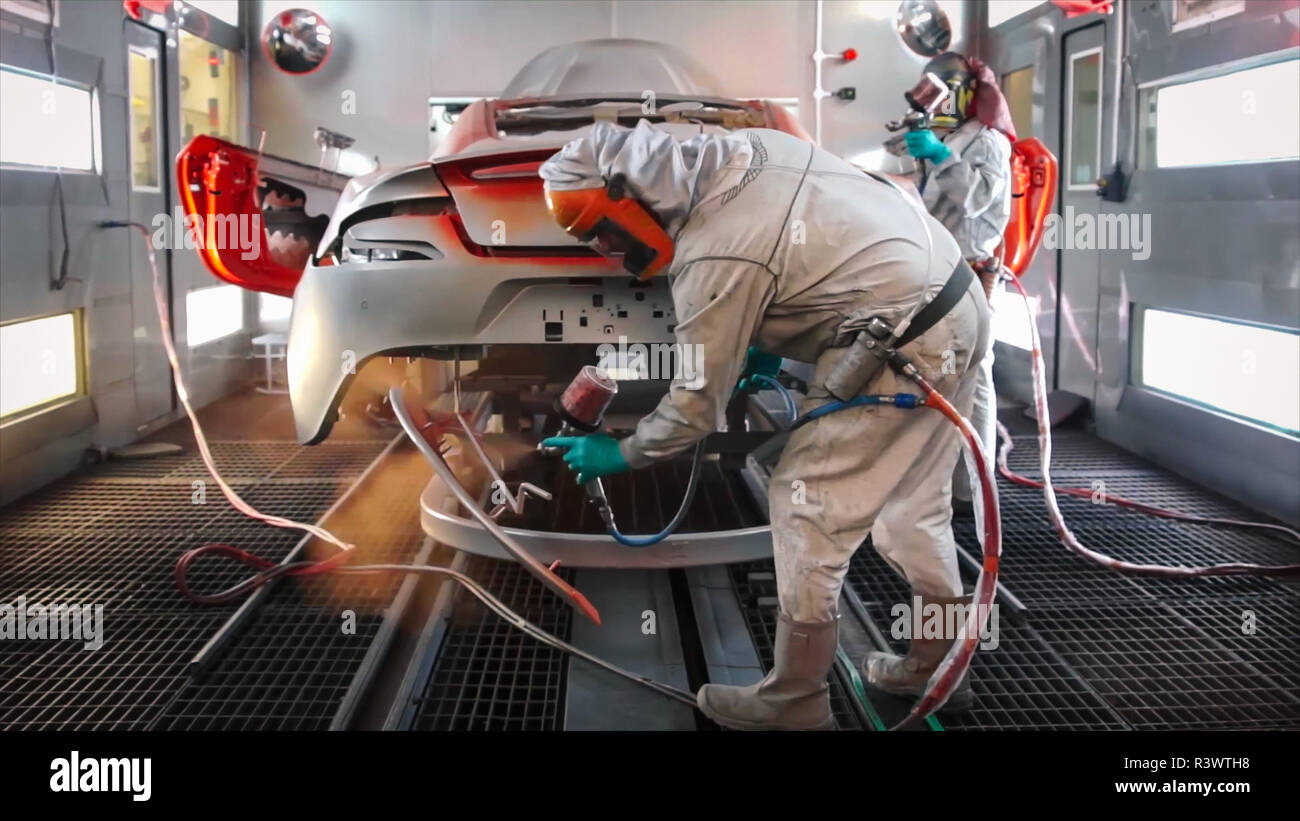 Painting and coating workers hi-res stock photography and images - Alamy