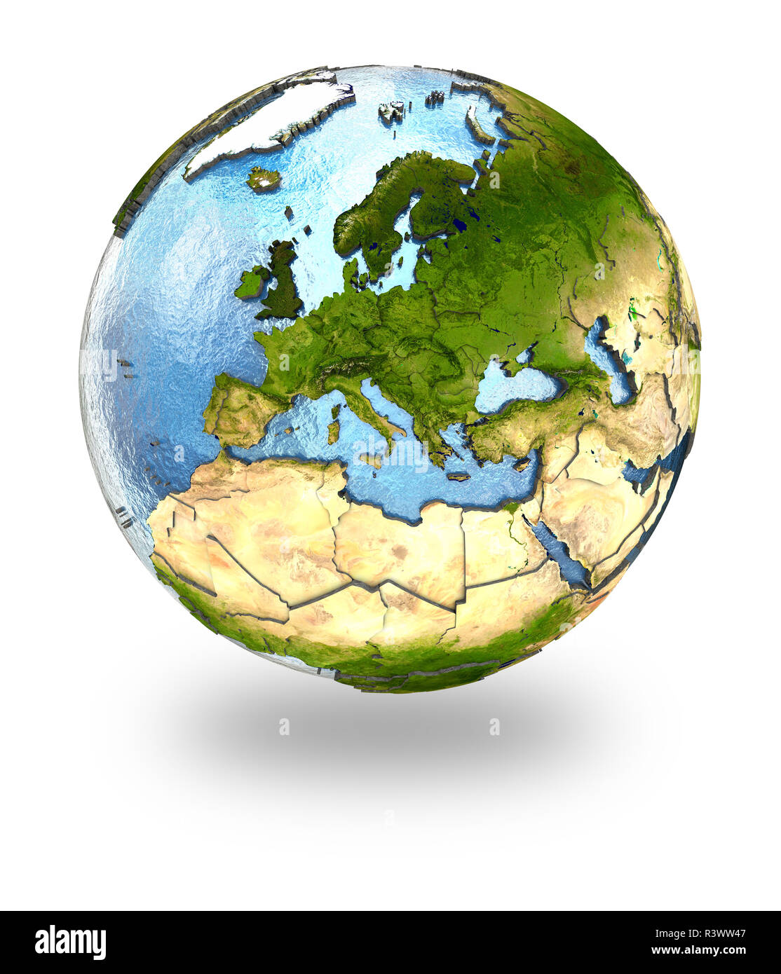 Europe on Earth Stock Photo - Alamy
