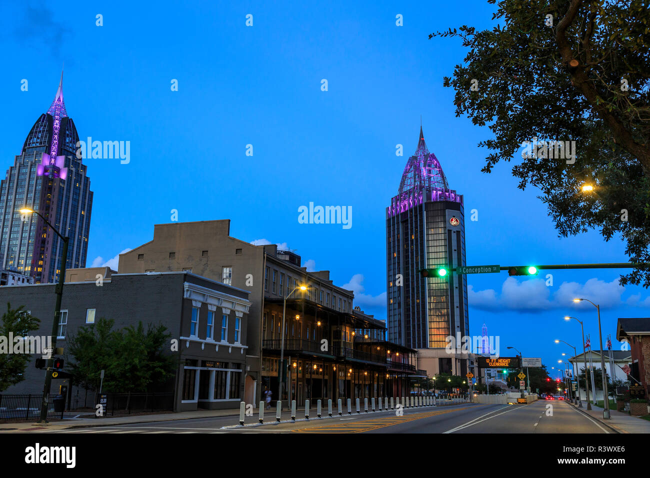 Historic district, Mobile, Alabama Stock Photo - Alamy