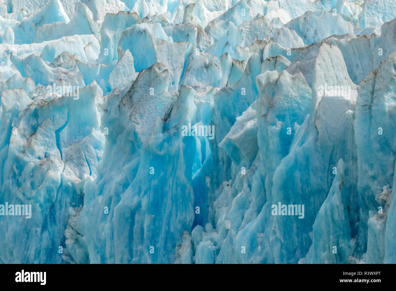 USA, Alaska, Endicott Arm. Close-up of Dawes Glacier front Stock Photo ...