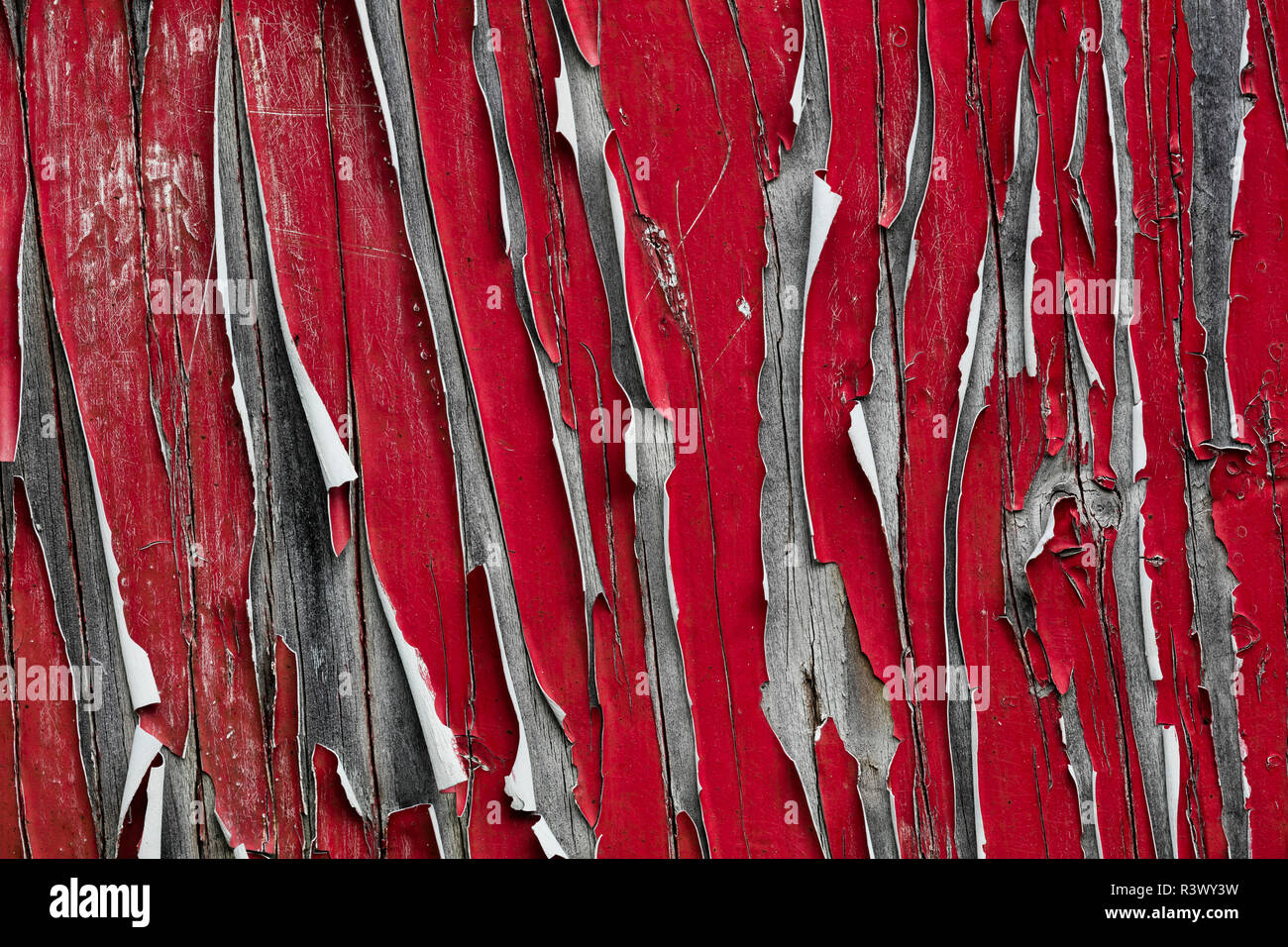 Red paint on wood hi-res stock photography and images - Alamy