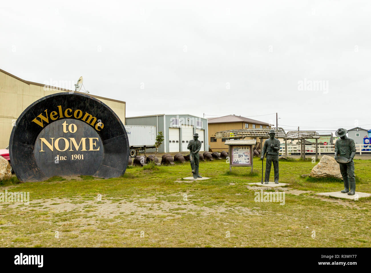 Anvil city square nome alaska hi-res stock photography and images - Alamy