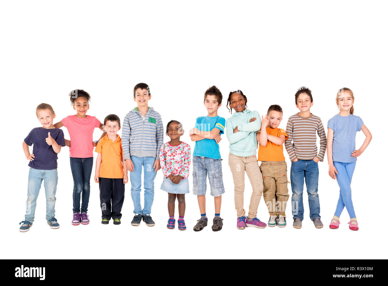Group of children Stock Photo - Alamy
