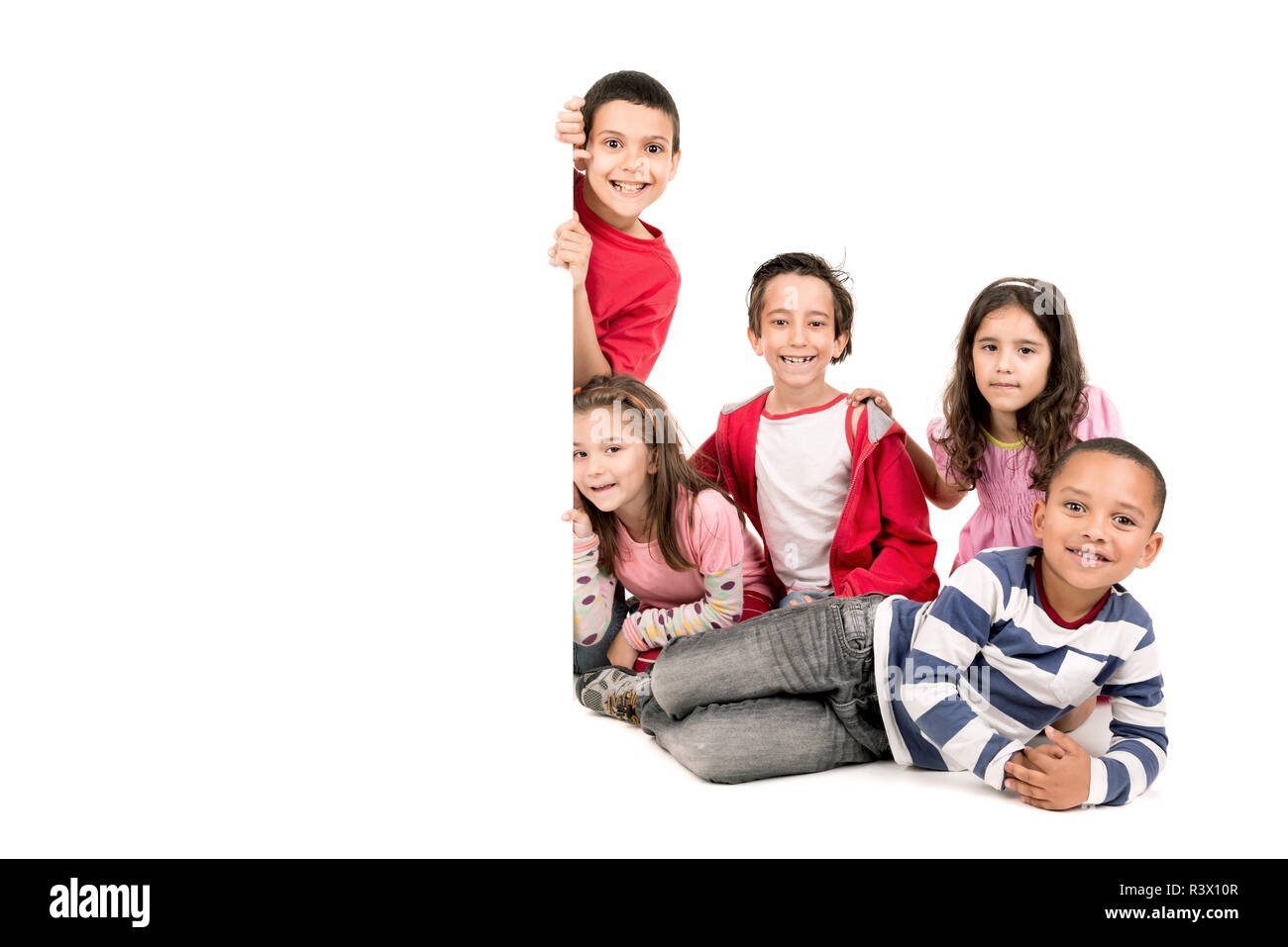 Group of children Stock Photo - Alamy