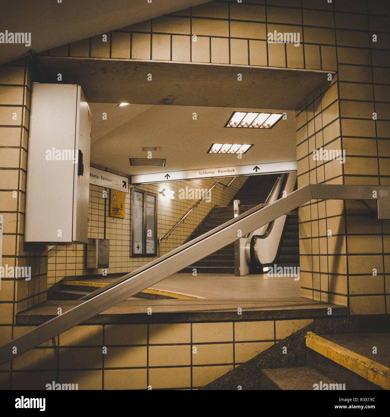 Subway Station in Hamburg, Germany Stock Photo - Alamy