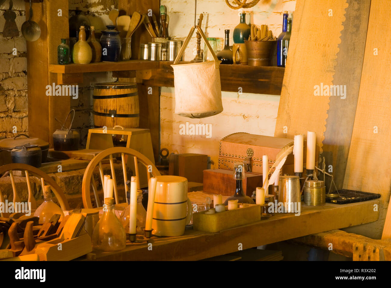 The carpenter's shop, Sutter's Fort State Historic Park, Sacramento ...