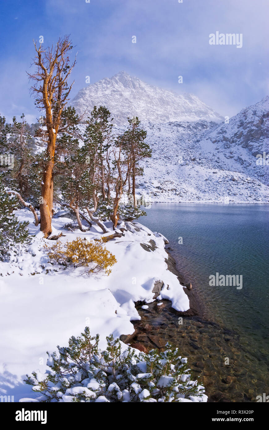 Clearing storm over the Sierra crest from Gem Lake, John Muir ...
