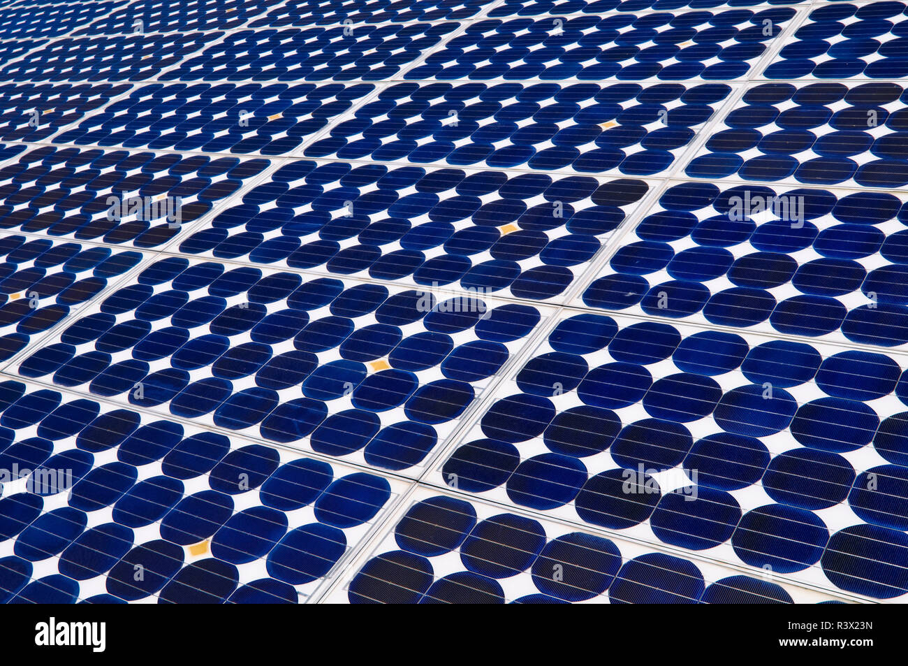 Solar panel detail, Death Valley National Park, California, USA Stock ...