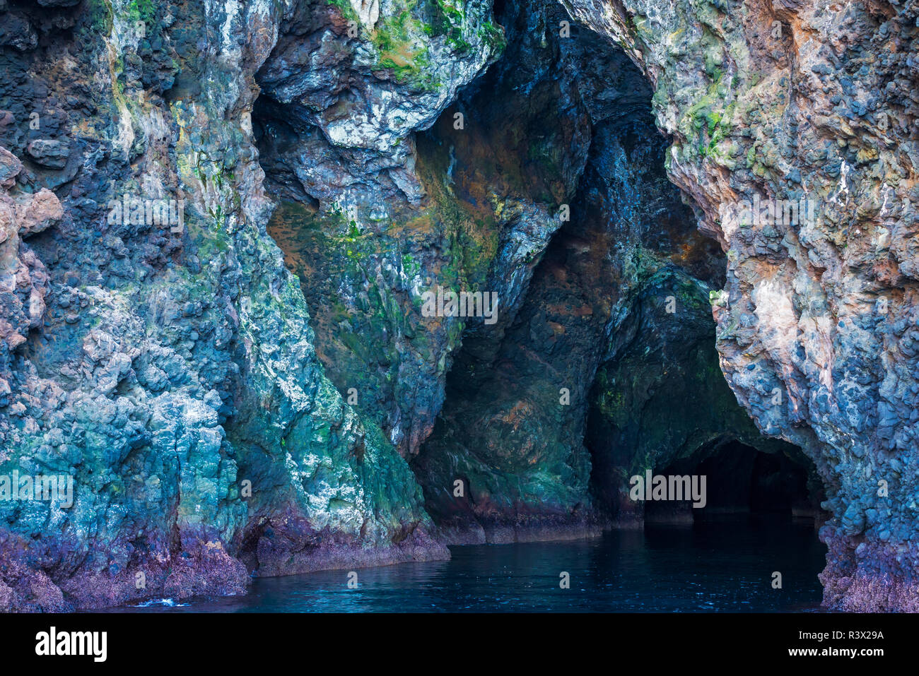 Channel islands california sea cave hi-res stock photography and images ...