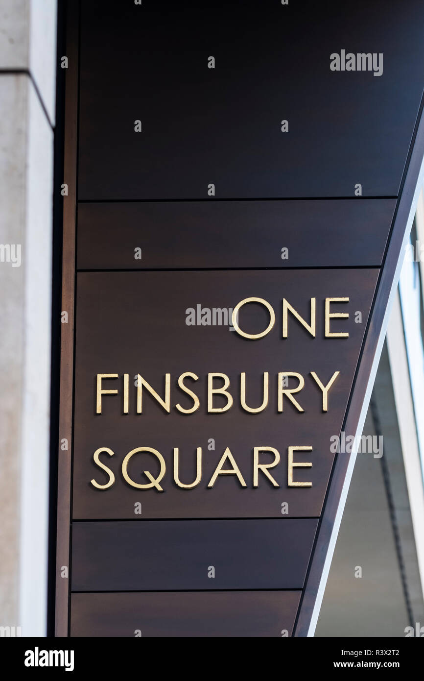 One Finsbury Square, London, England, U.K Stock Photo - Alamy