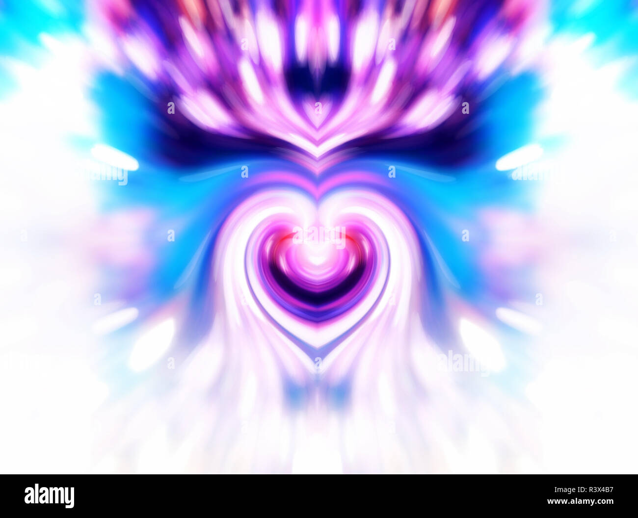 abstract graphic collage of sacred heart symbol Stock Photo - Alamy