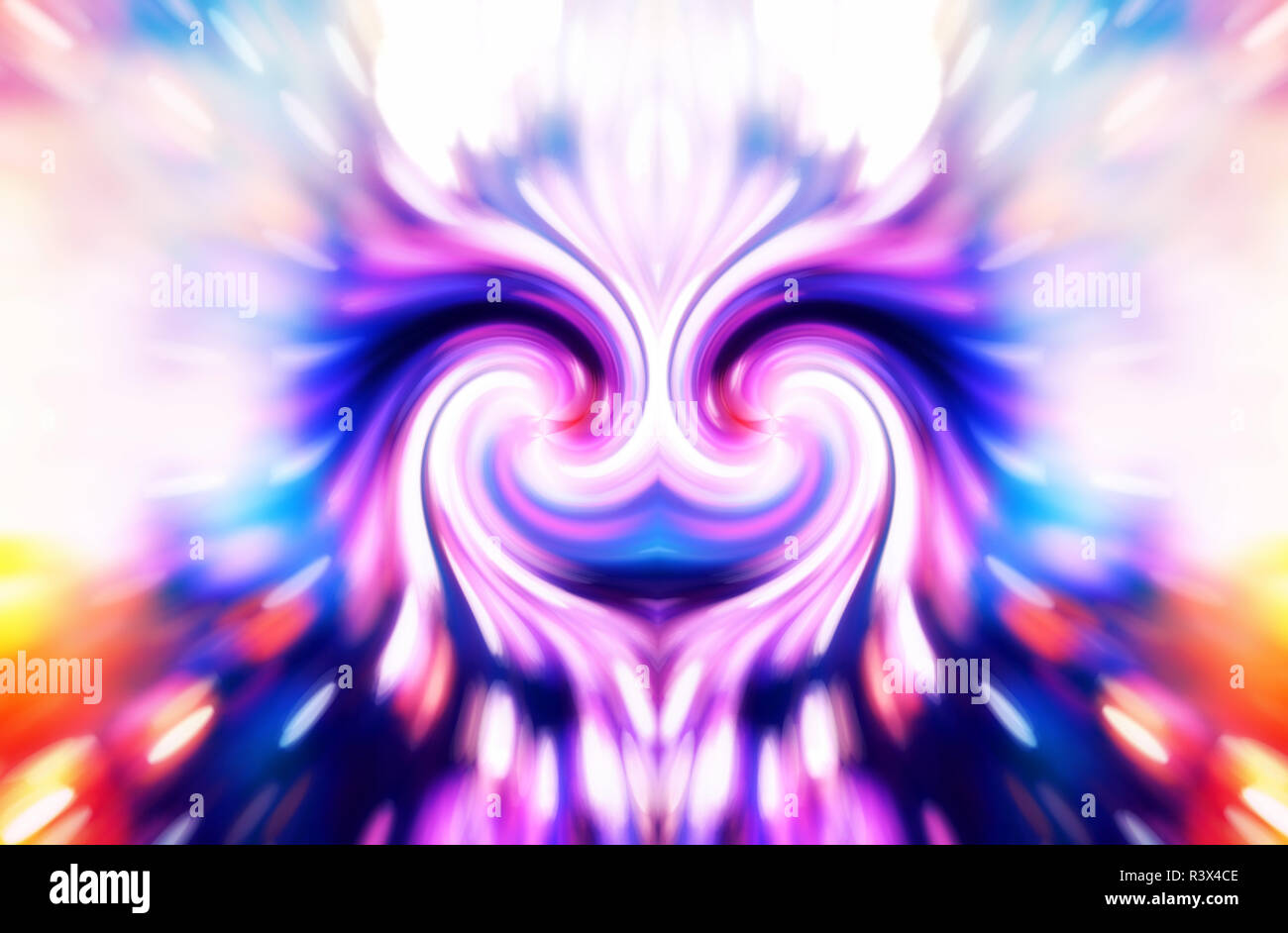woman divine energy double spiral abstract symbol Stock Photo - Alamy