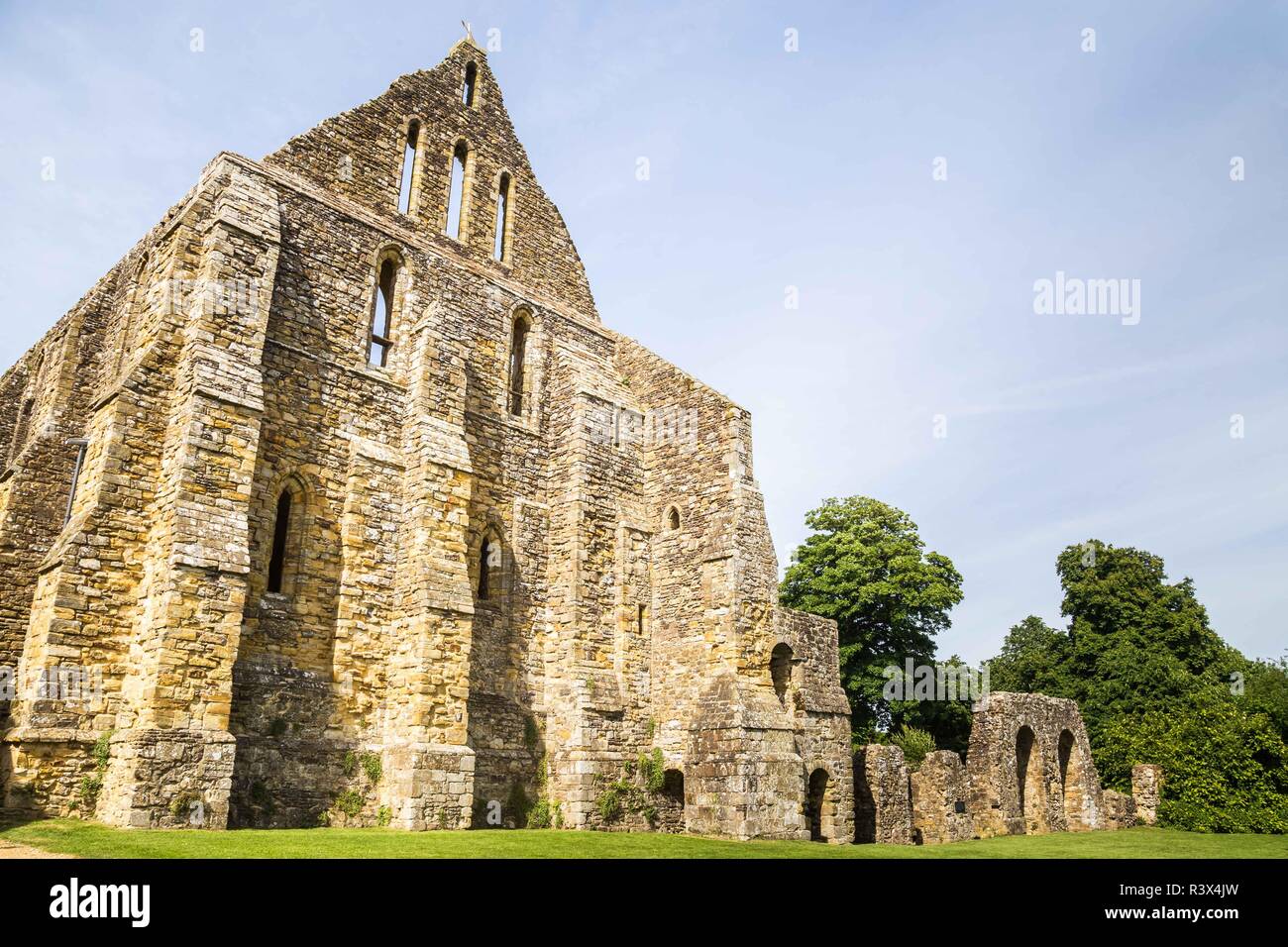 Battle, Sussex, UK - June, 03, 2017: Battle abbey ruins in Battle ...