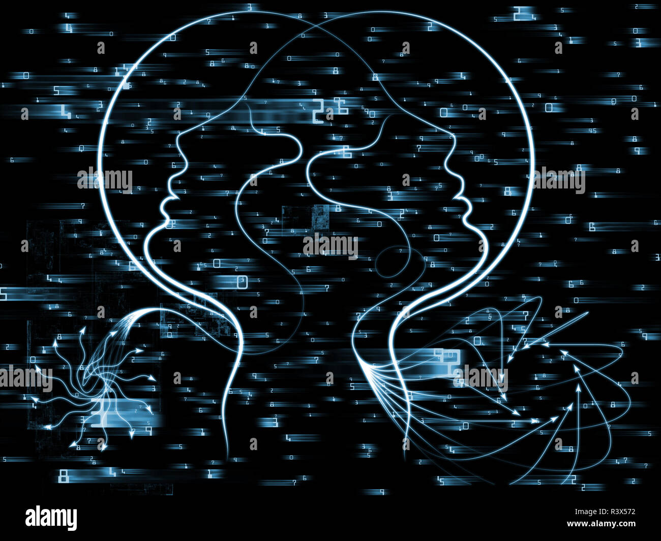 Human technology synergy hi-res stock photography and images - Alamy