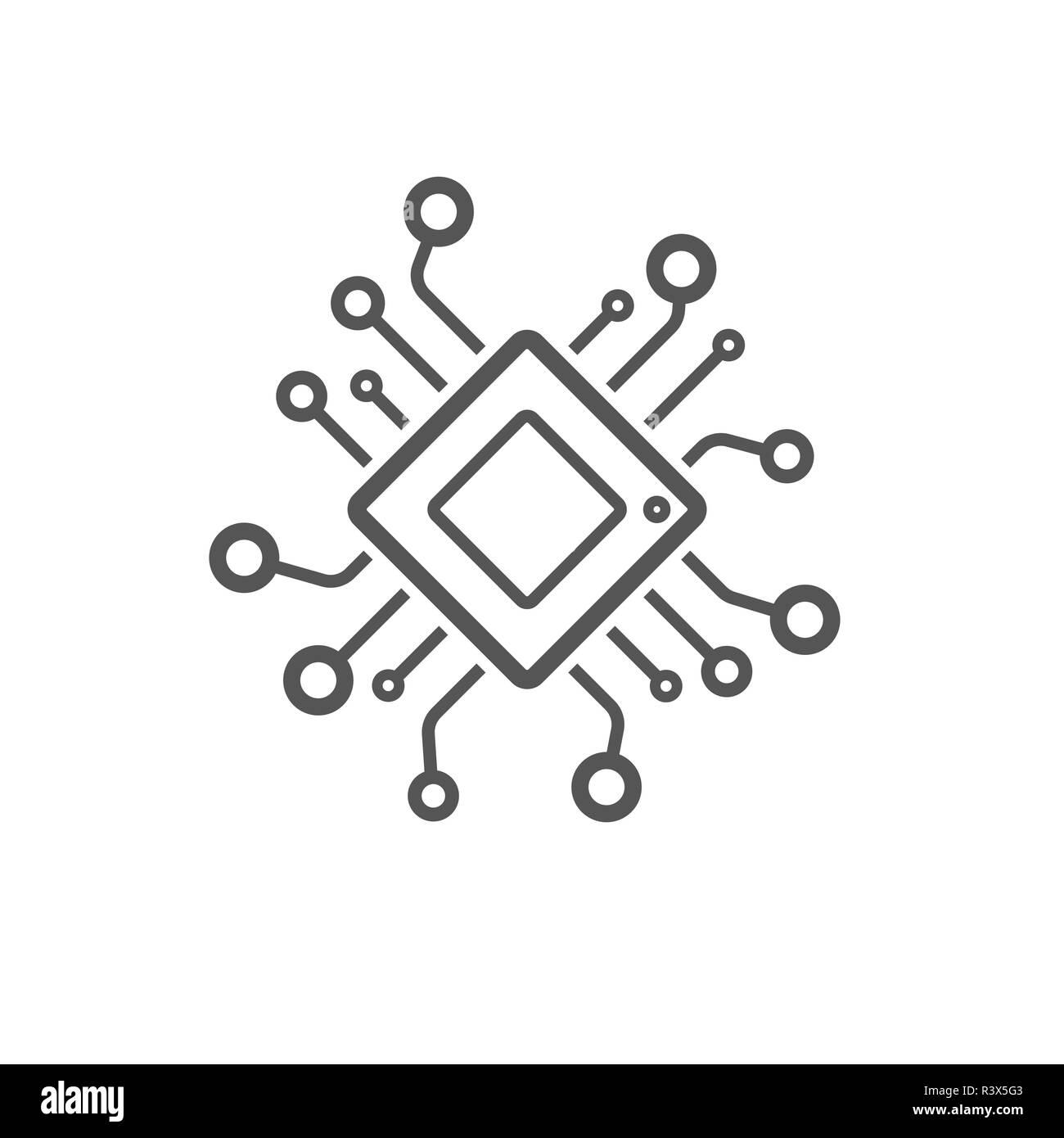 Computer chip chalk icon. Processor. Memory card. Central processing ... Computer chip chalk icon. Processor. Memory card. Central processing ...