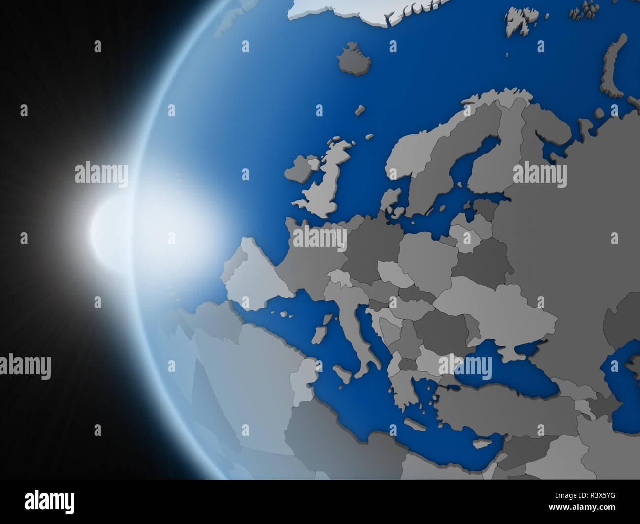 Emea map hi-res stock photography and images - Alamy
