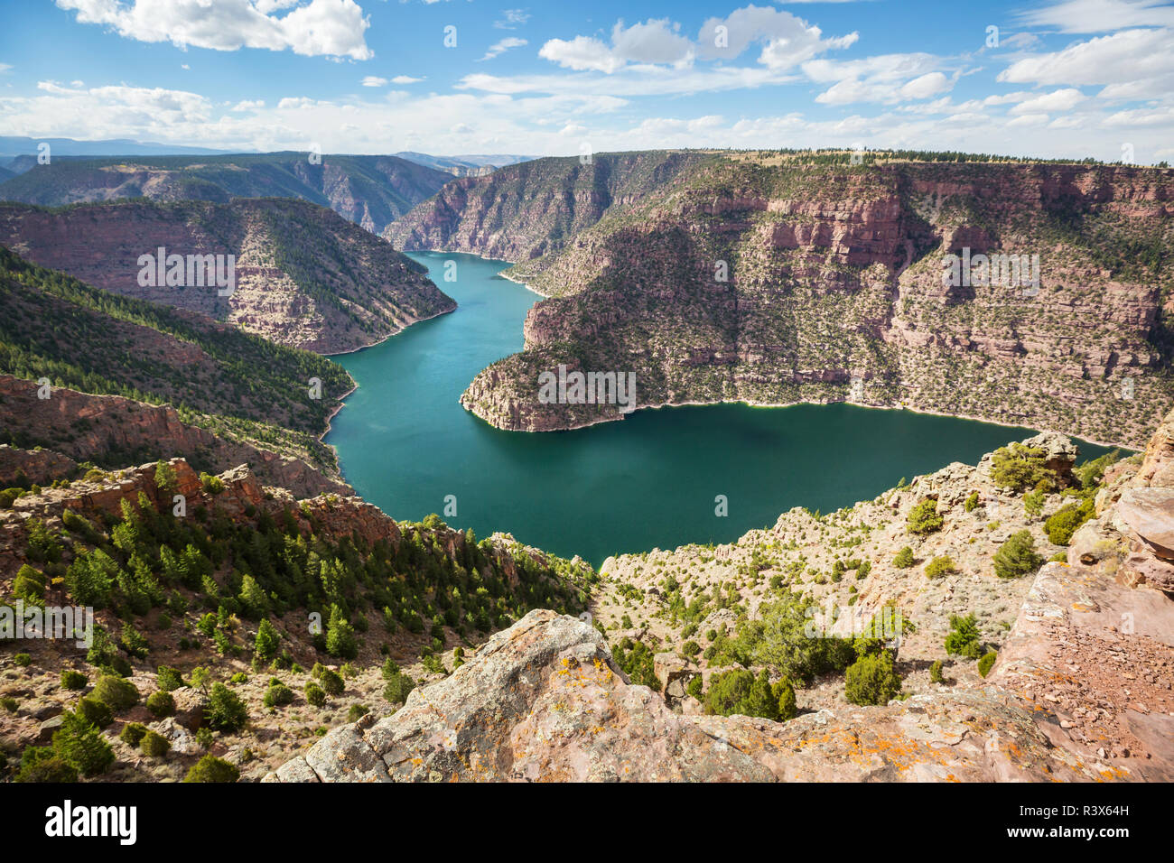 Flaming Gorge recreation area Stock Photo - Alamy
