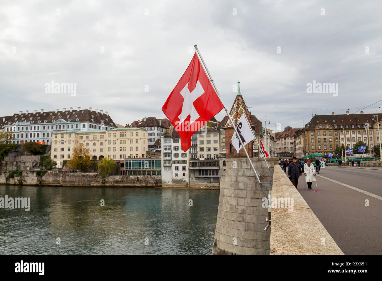 Swiss flags hi-res stock photography and images - Alamy