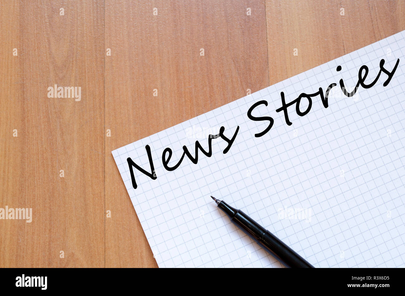 News stories text concept Stock Photo - Alamy