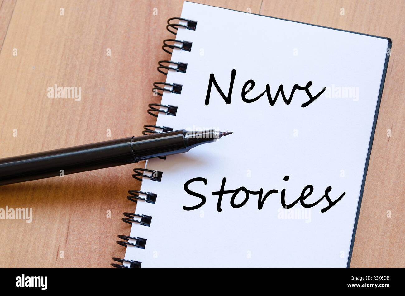 News stories text concept Stock Photo - Alamy