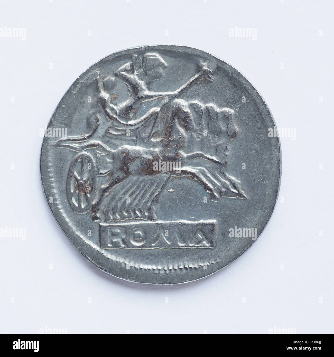Old Roman coin Stock Photo - Alamy