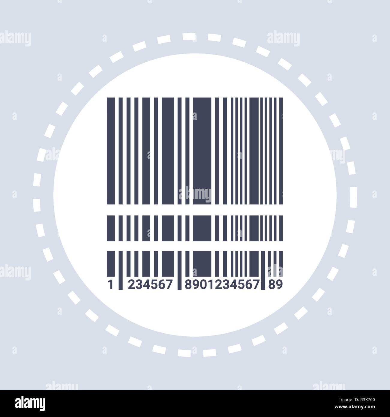 Barcode icon Stock Vector Images - Alamy