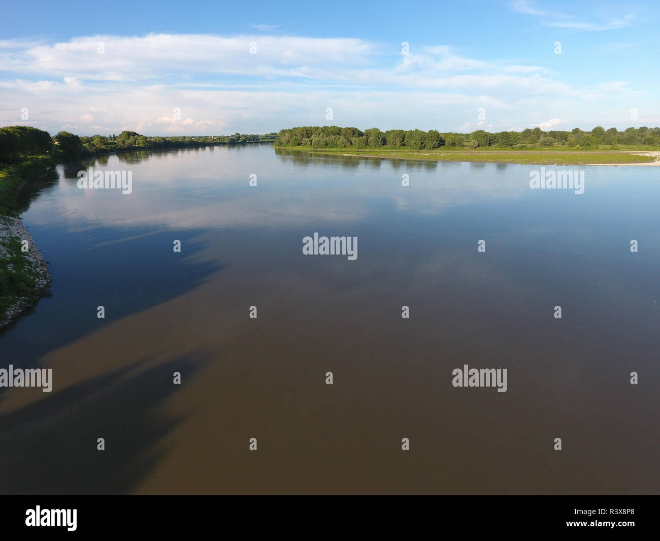 Fiume po aerea hi-res stock photography and images - Alamy