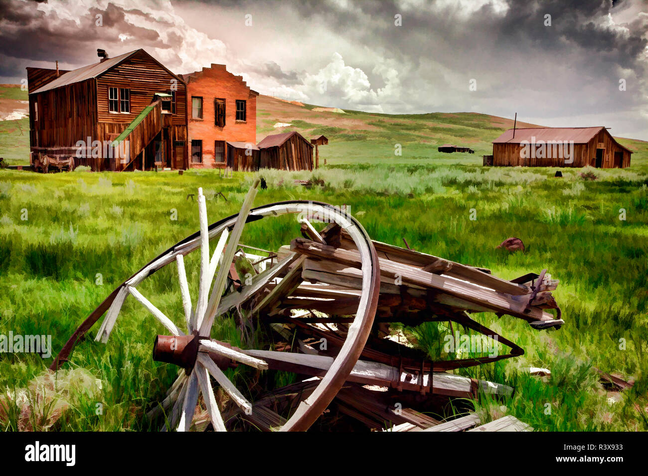 Broken wagon hi-res stock photography and images - Alamy