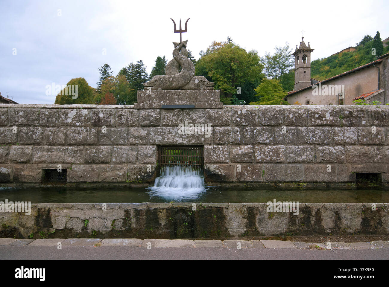 Source of the Fiora river, Santa Fiora, Grosseto, Tuscany, Italy Stock ...