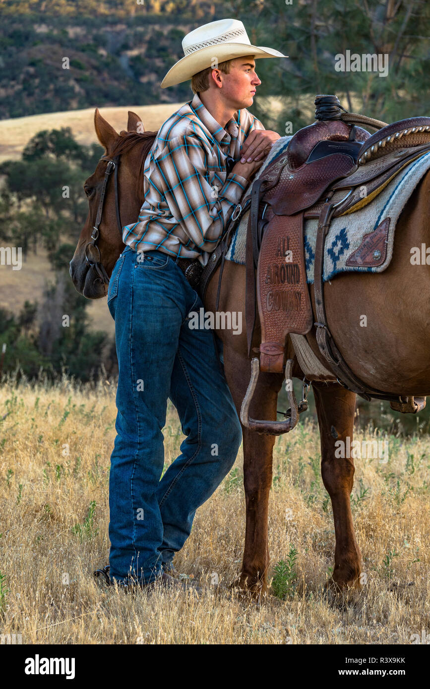 Cowboy portrait usa released hi-res stock photography and images - Alamy