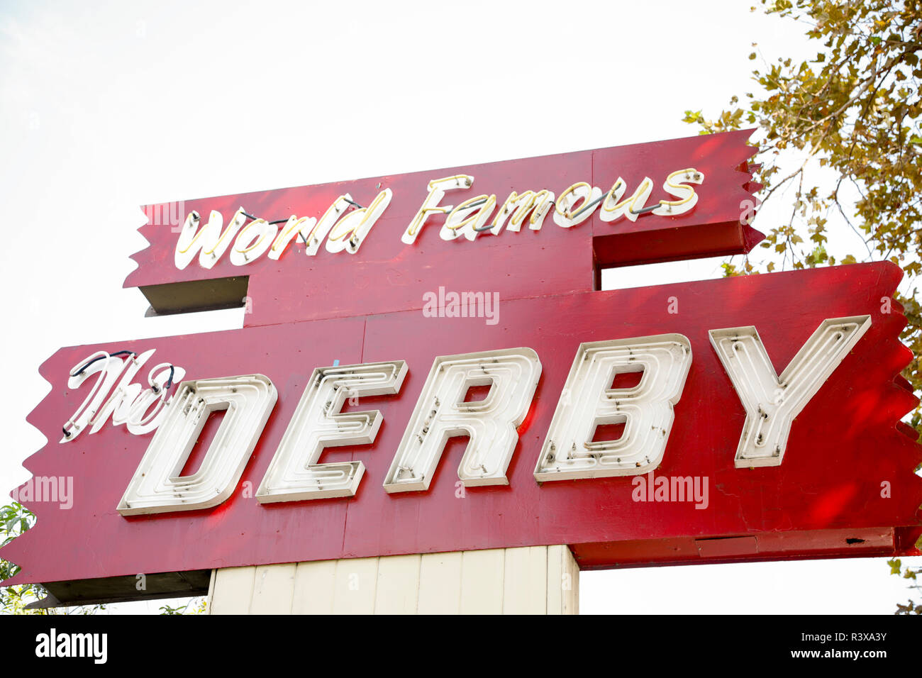 Restaurant sign in Arcadia, California. (Editorial Use Only Stock Photo ...