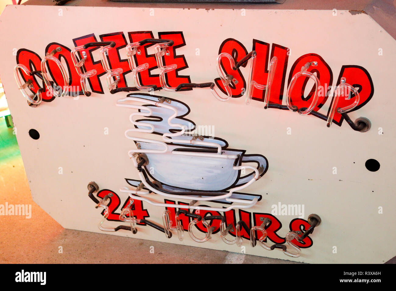 Coffee shop sign in Calabasas, California Stock Photo - Alamy